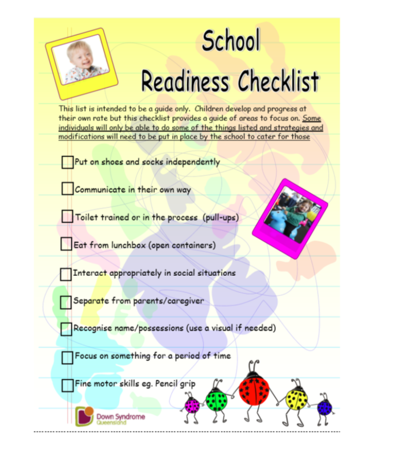 School Readiness Checklist Down Syndrome Australia Shop School Readiness Checklist Down Syndrome Australia Shop