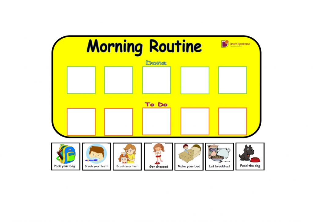 Morning Routine – Down Syndrome Australia Shop