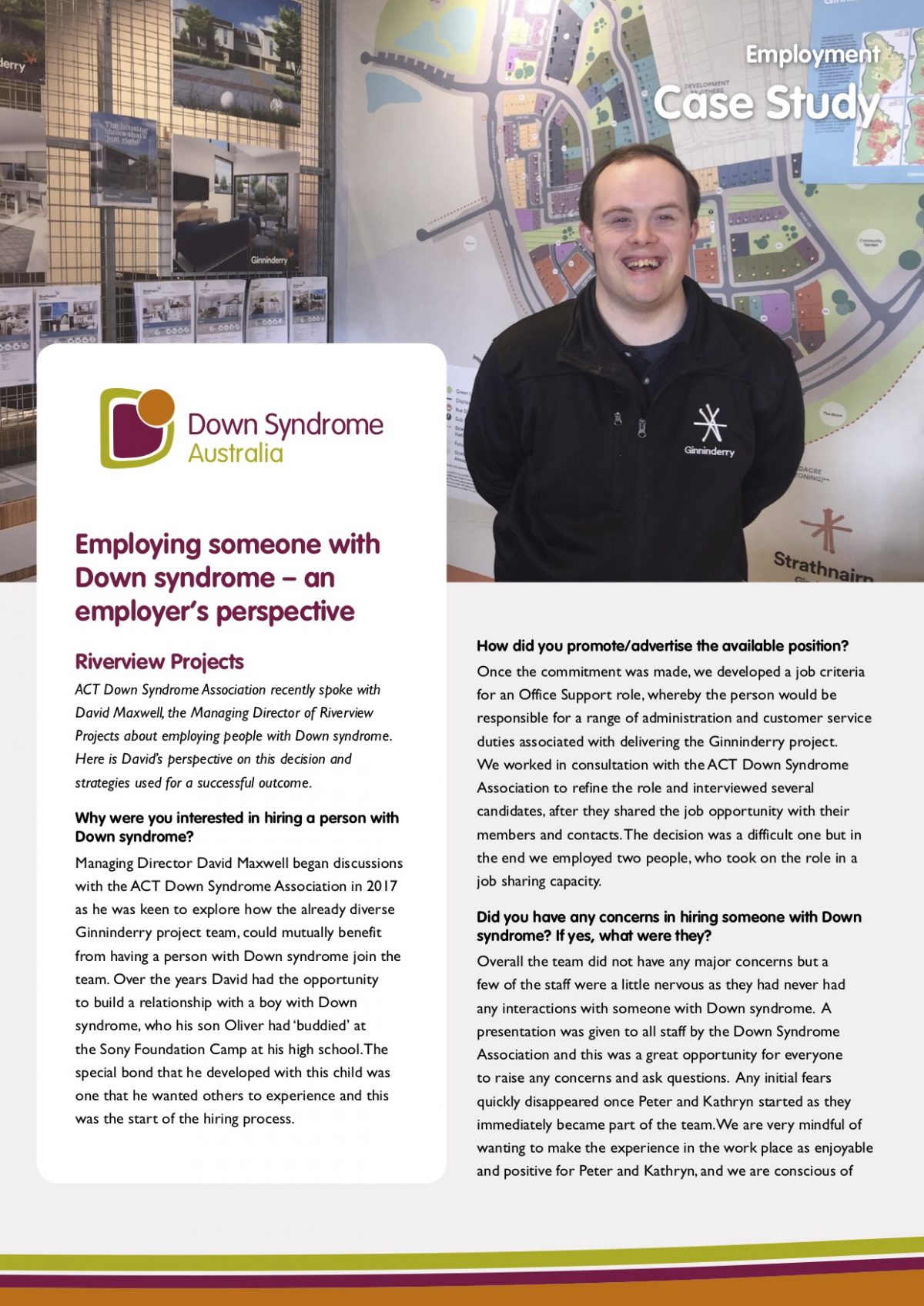 Employment Services – Down Syndrome VIC